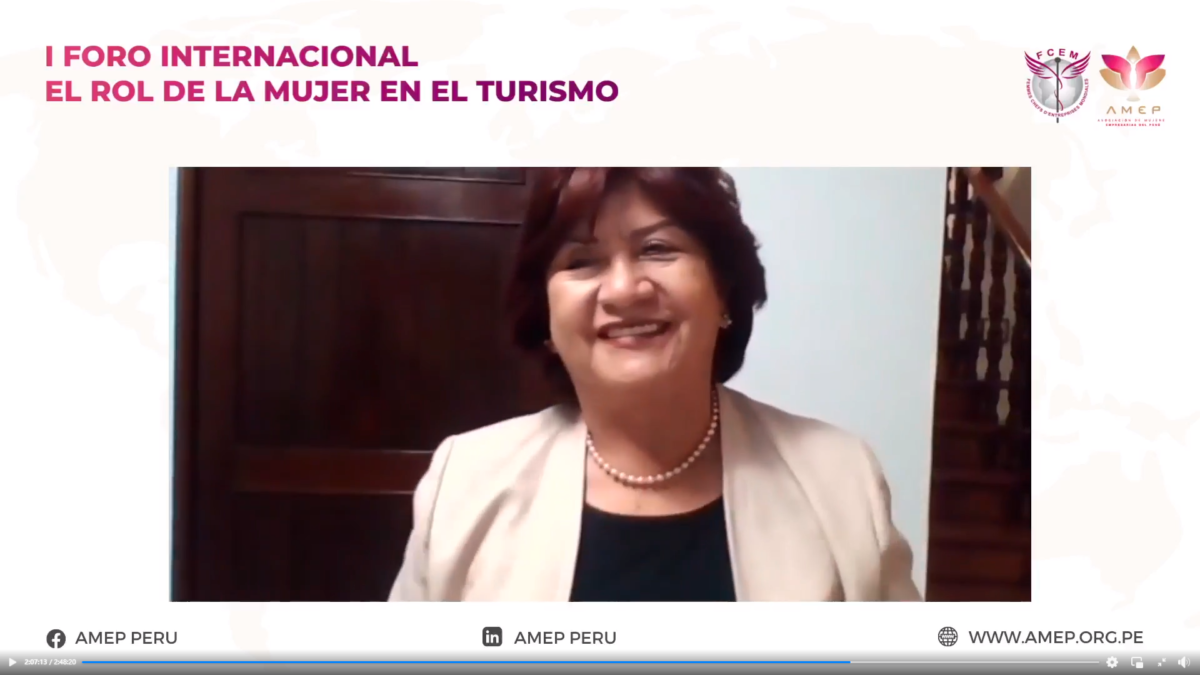 1ER FORO INTERNACIONAL: EL ROL DE LA MUJER EN EL TURISMO - AMEP