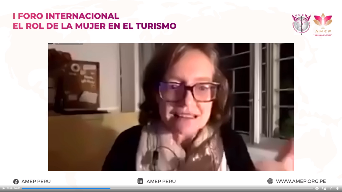 1ER FORO INTERNACIONAL: EL ROL DE LA MUJER EN EL TURISMO - AMEP