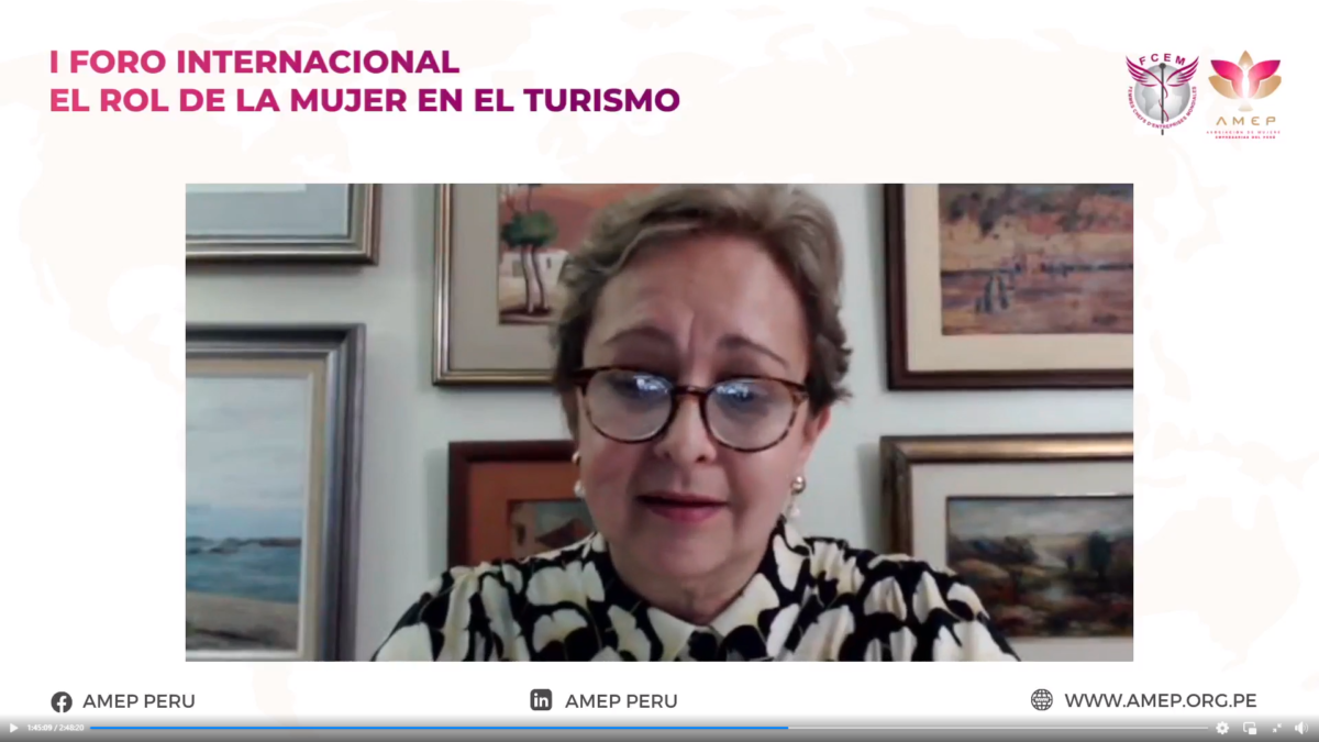 1ER FORO INTERNACIONAL: EL ROL DE LA MUJER EN EL TURISMO - AMEP